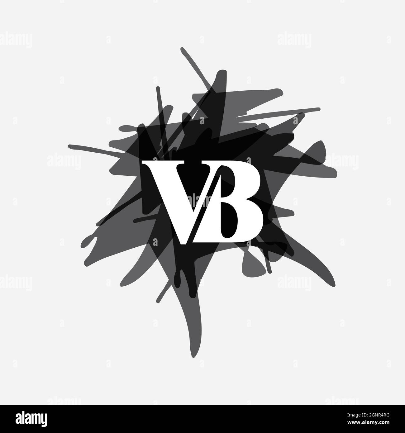 Alphabet Letters Initials Monogram Logo BV, VB, B and V Stock Photo - Alamy