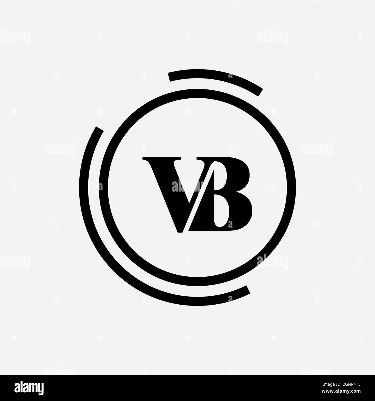 Alphabet Letters Initials Monogram Logo BV, VB, B and V Stock Photo - Alamy