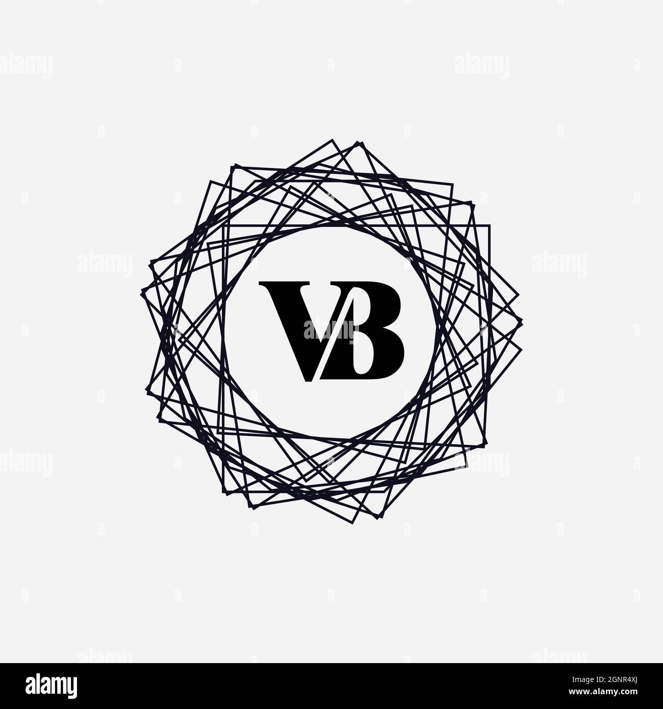 Alphabet Letters Initials Monogram Logo BV, VB, B and V Stock Photo - Alamy