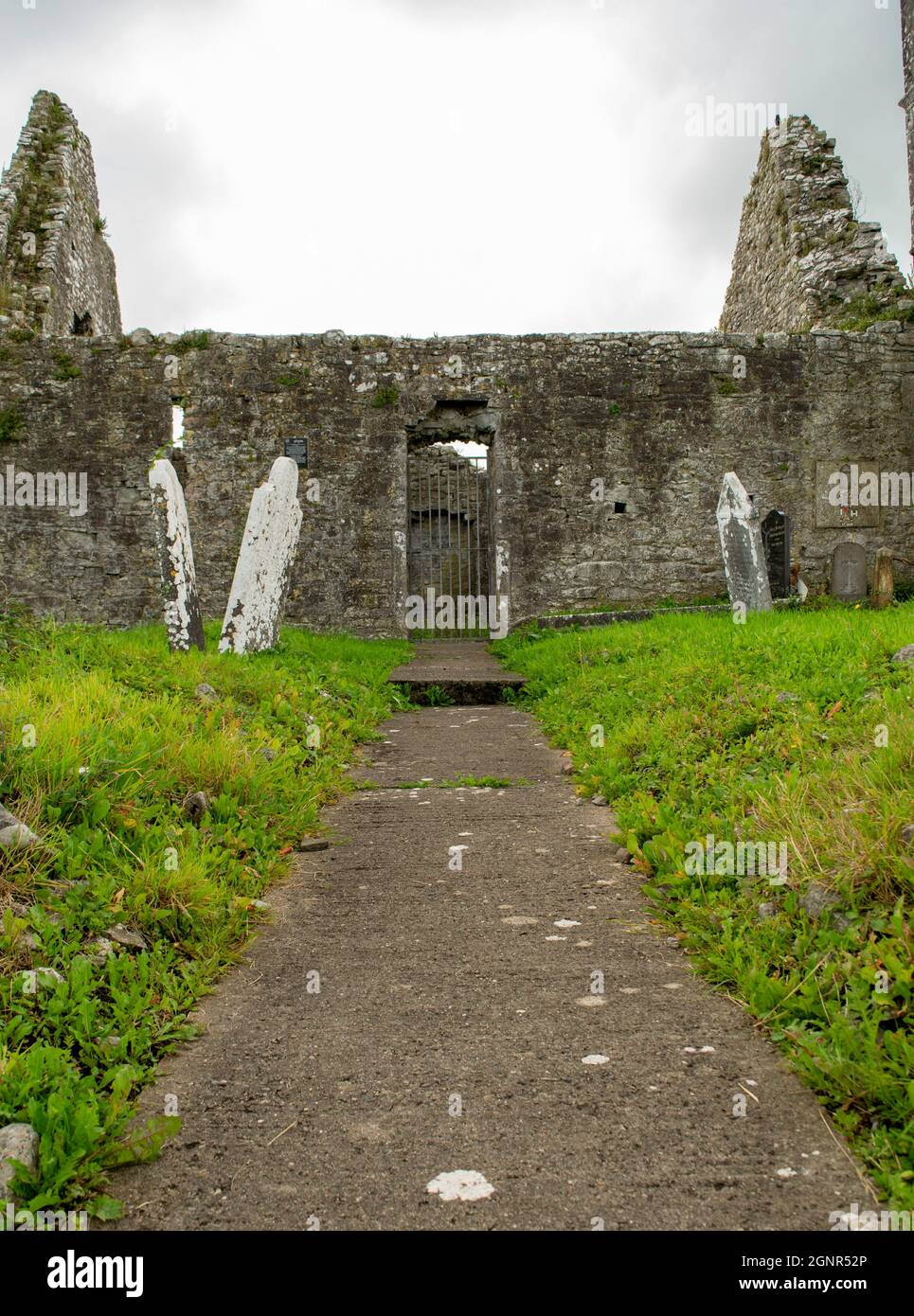 Old historic cemetery in Limerick, a place of worship, monuments in ...