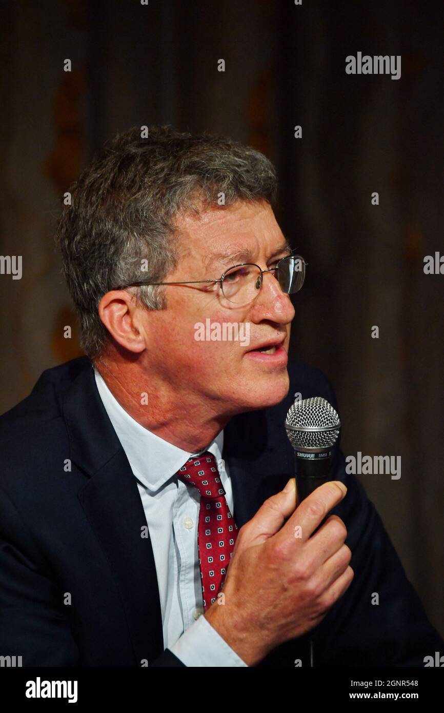 Philippe Jost attending the presentation of the 4 teams for the ...