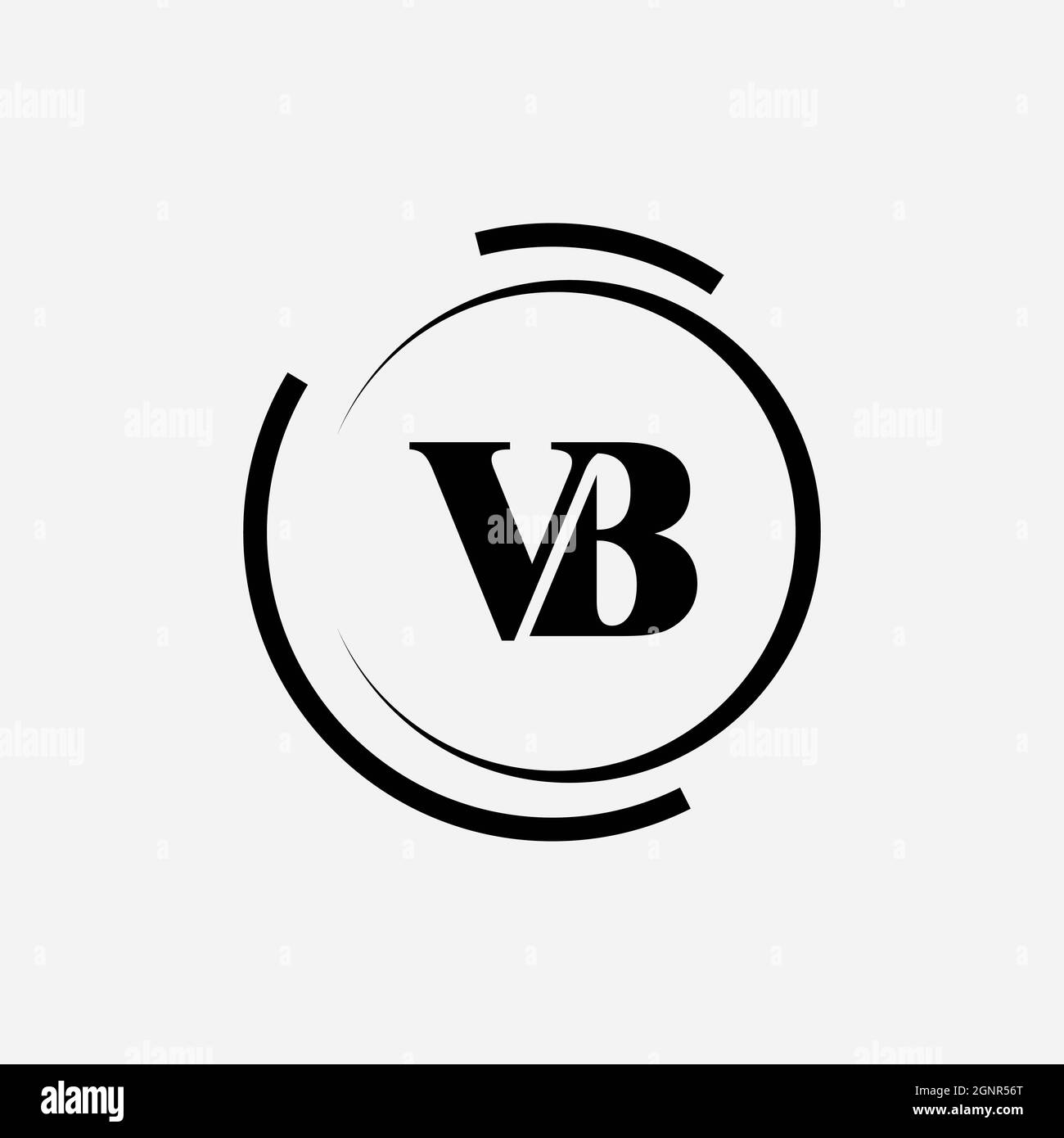 Alphabet Letters Initials Monogram Logo BV, VB, B and V Stock Photo - Alamy