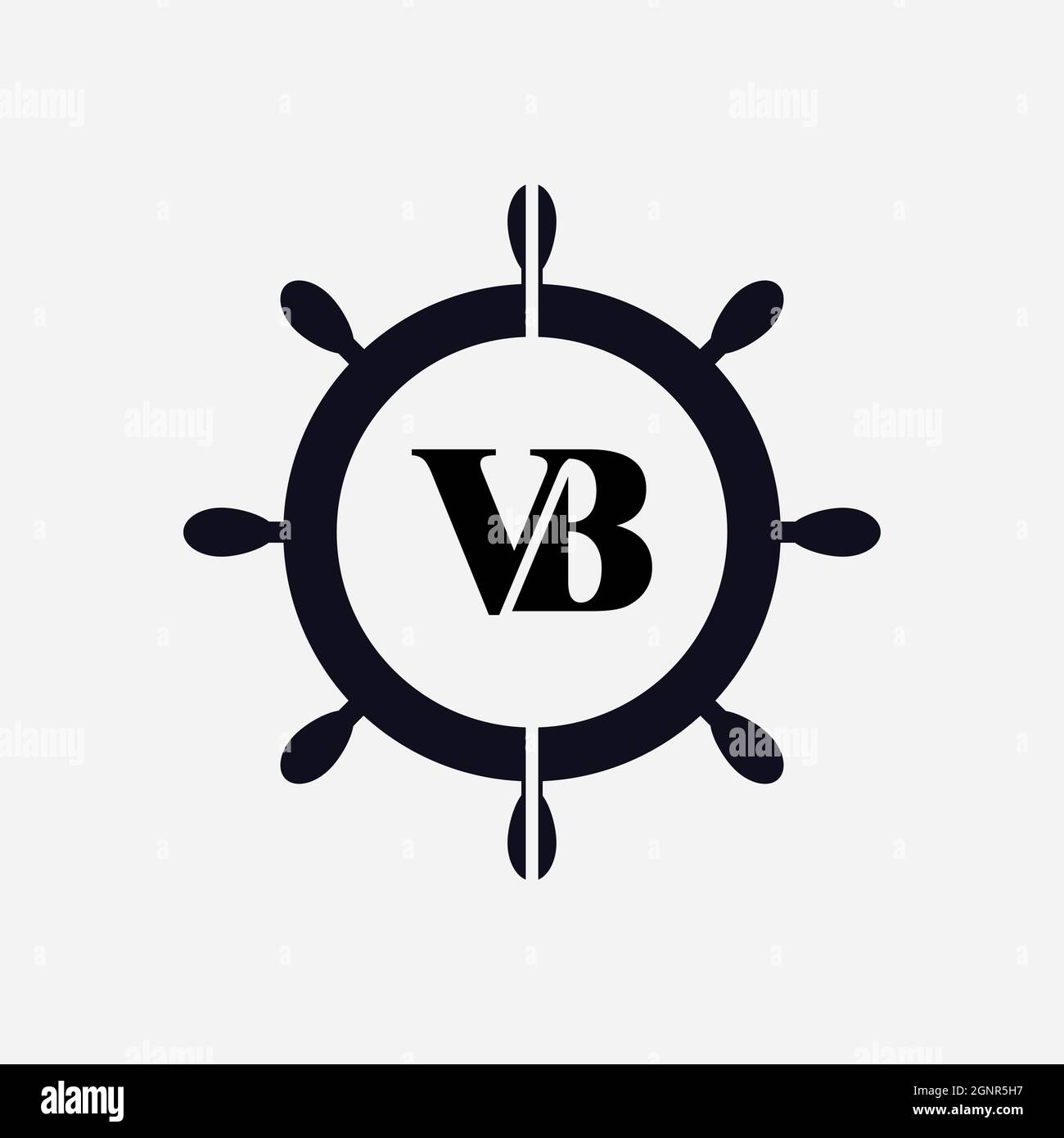 Alphabet Letters Initials Monogram Logo BV, VB, B and V Stock Photo - Alamy
