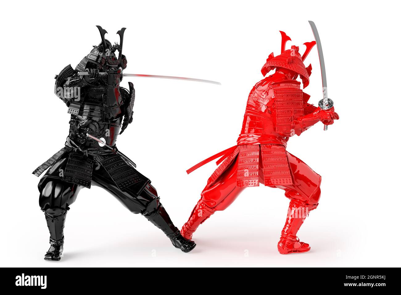 Red Samurai Warrior Armor