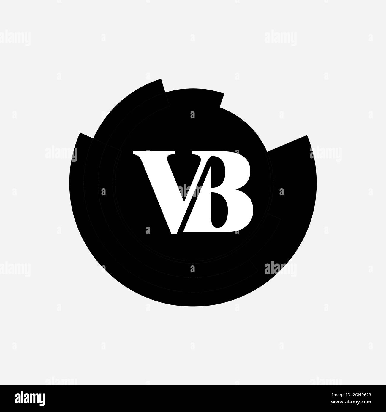 Alphabet Letters Initials Monogram Logo BV, VB, B and V Stock Photo - Alamy