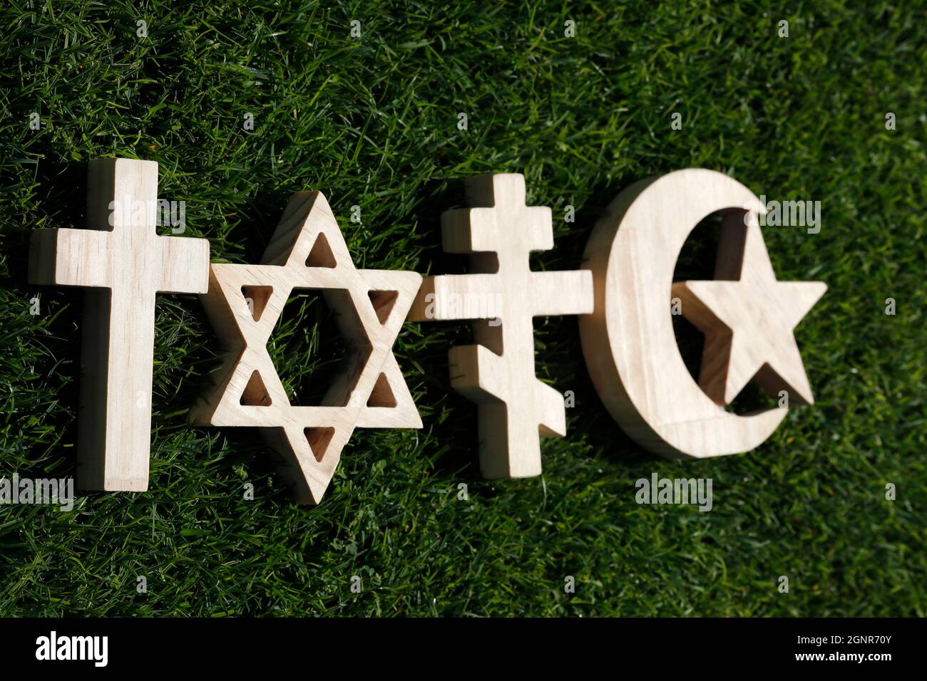 Christianity, Islam, Judaism 3 monotheistic religions. Jewish Star ...
