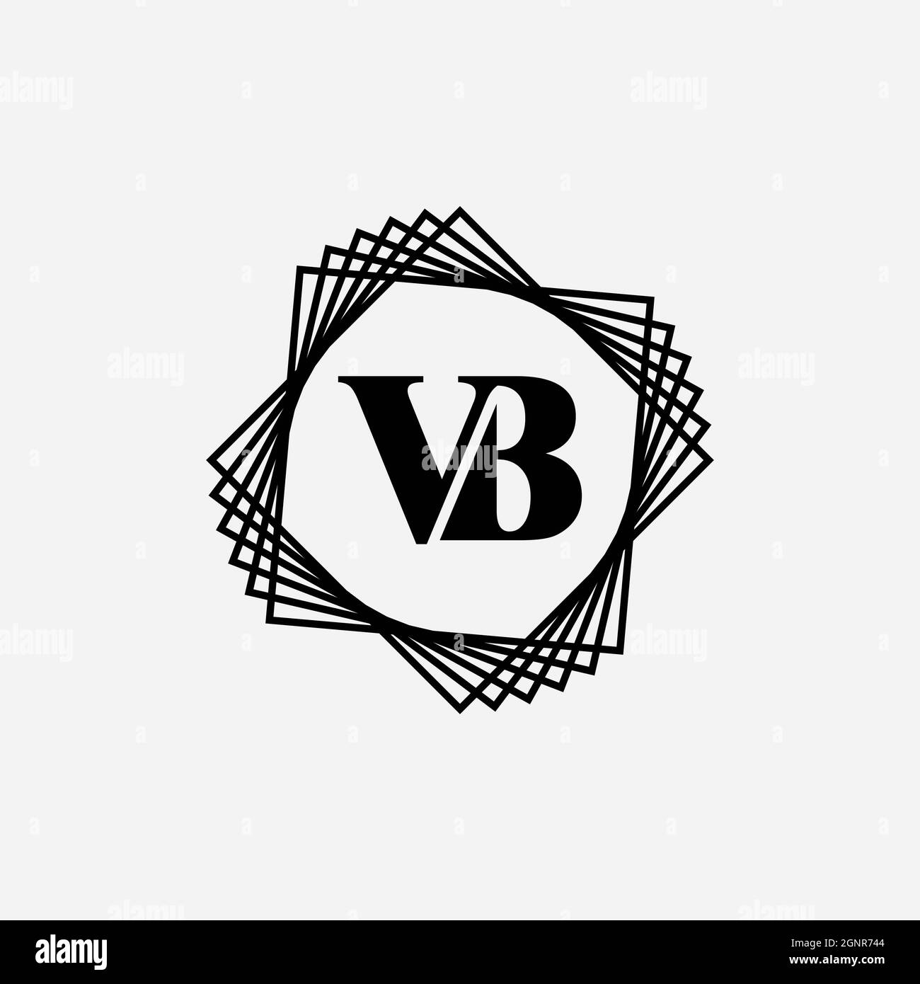 Alphabet Letters Initials Monogram Logo BV, VB, B and V Stock Photo - Alamy