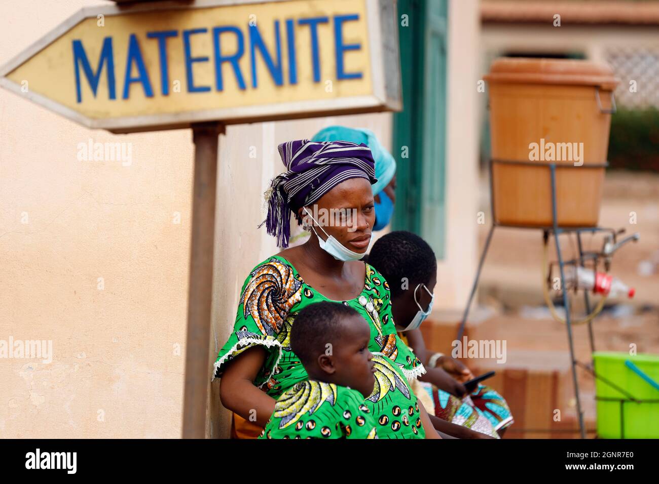 Rural african hospital. Maternity. Benin Stock Photo - Alamy