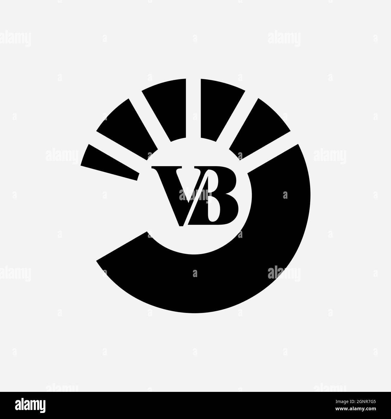 Alphabet Letters Initials Monogram Logo BV, VB, B and V Stock Photo - Alamy