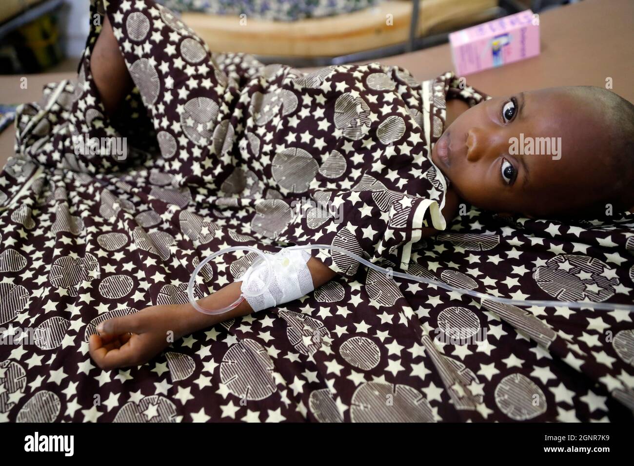 African hospital. Paediatric unit. Benin Stock Photo - Alamy