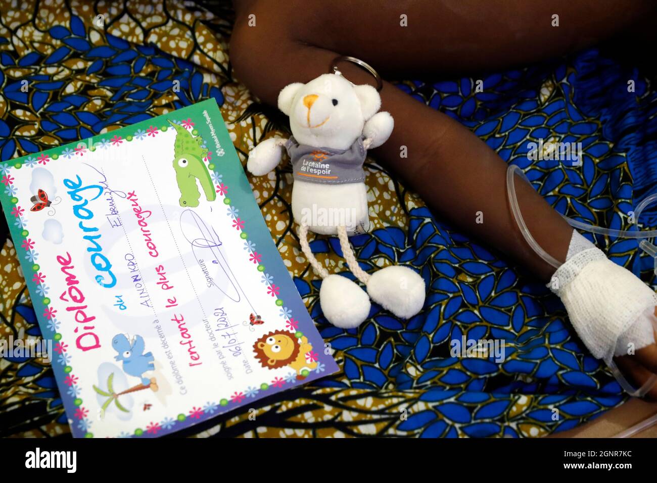 African hospital. Paediatric unit. Benin Stock Photo - Alamy