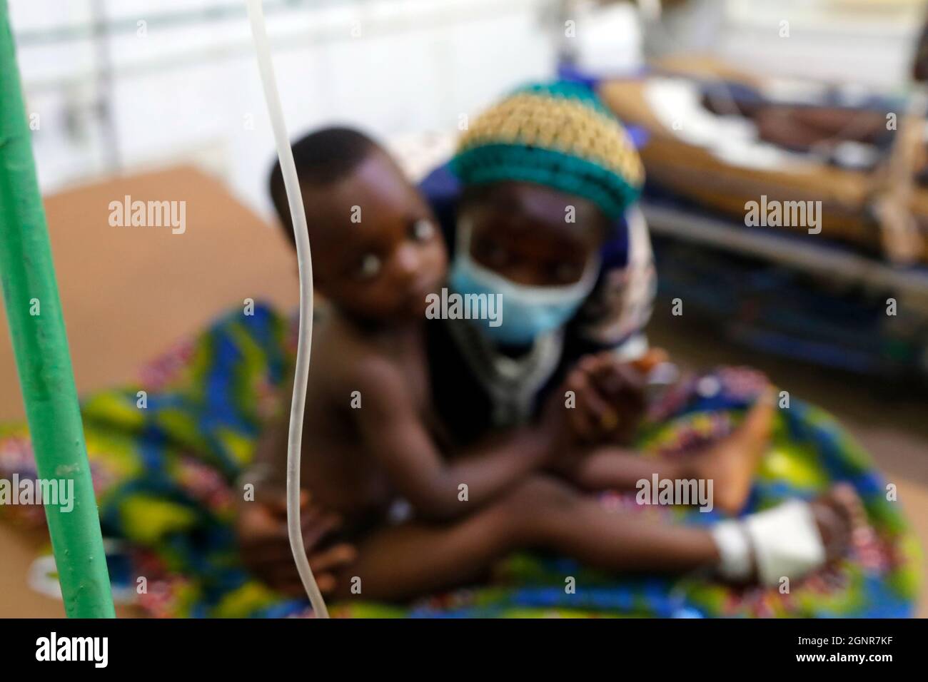 African hospital. Paediatric unit. Benin Stock Photo - Alamy