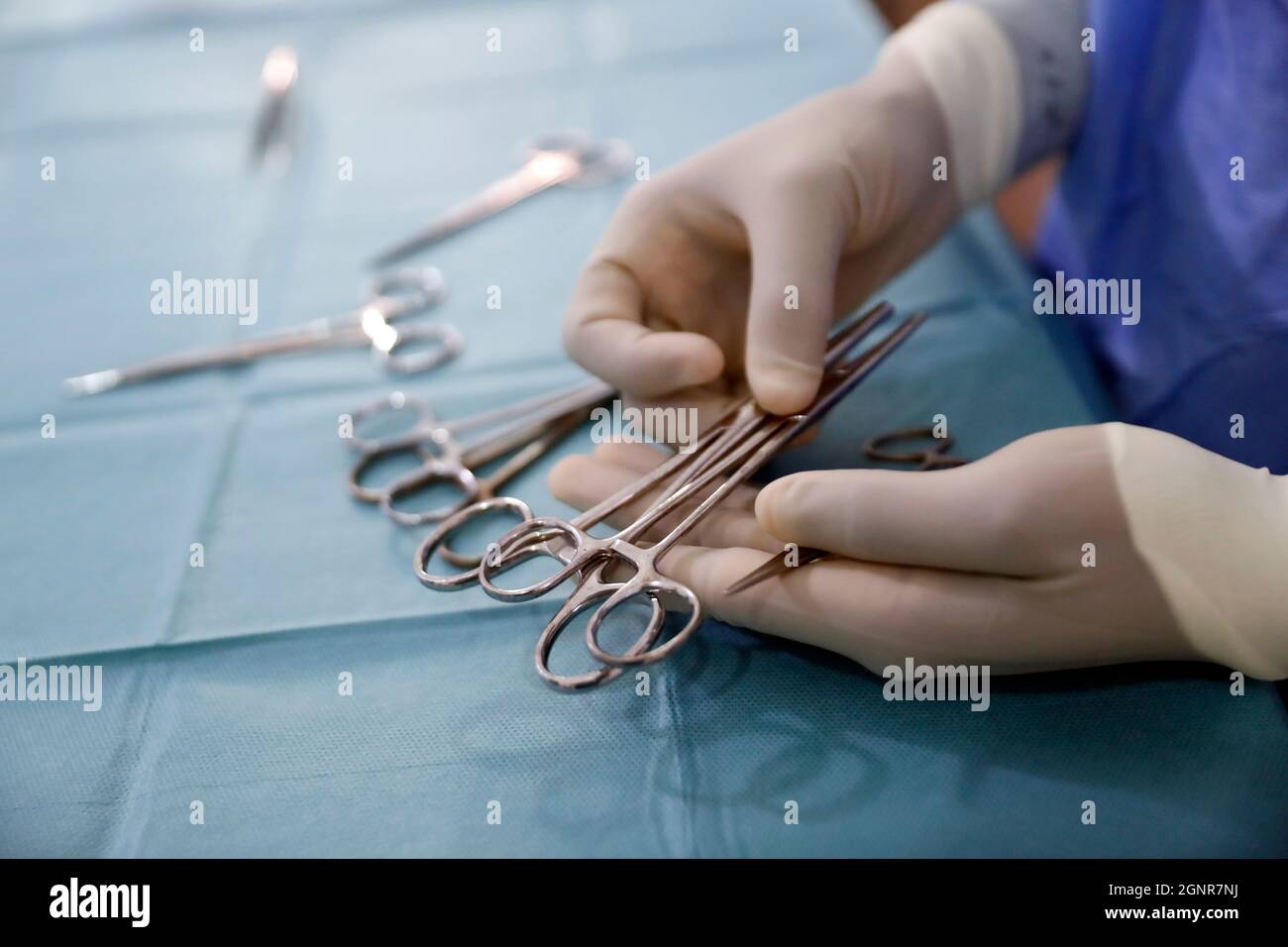 African hospital. Operating theater. Pediatric surgery. Surgical ...