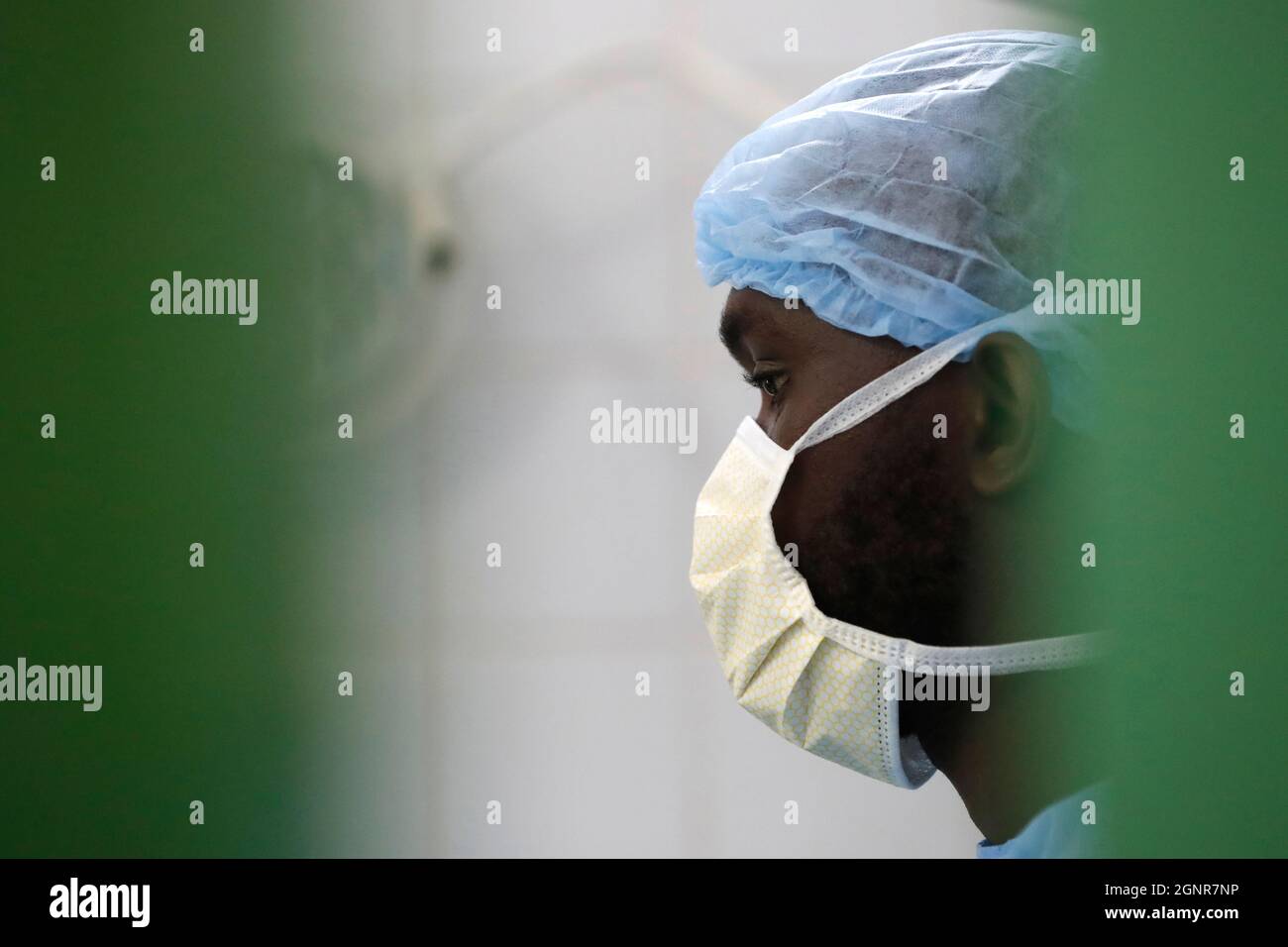 African hospital. Operating theater. Pediatric surgery. Benin Stock ...