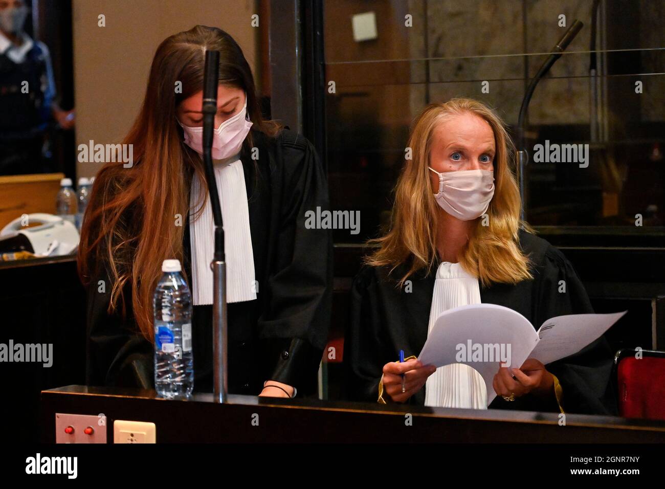 Lawyer Nathalie Gallant pictured during the jury constitution at the ...