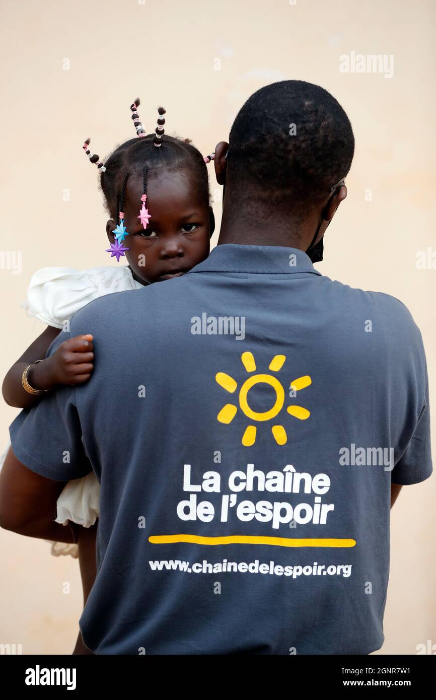 African hospital. French NGO : Chain of Hope. humanitarian medicine ...