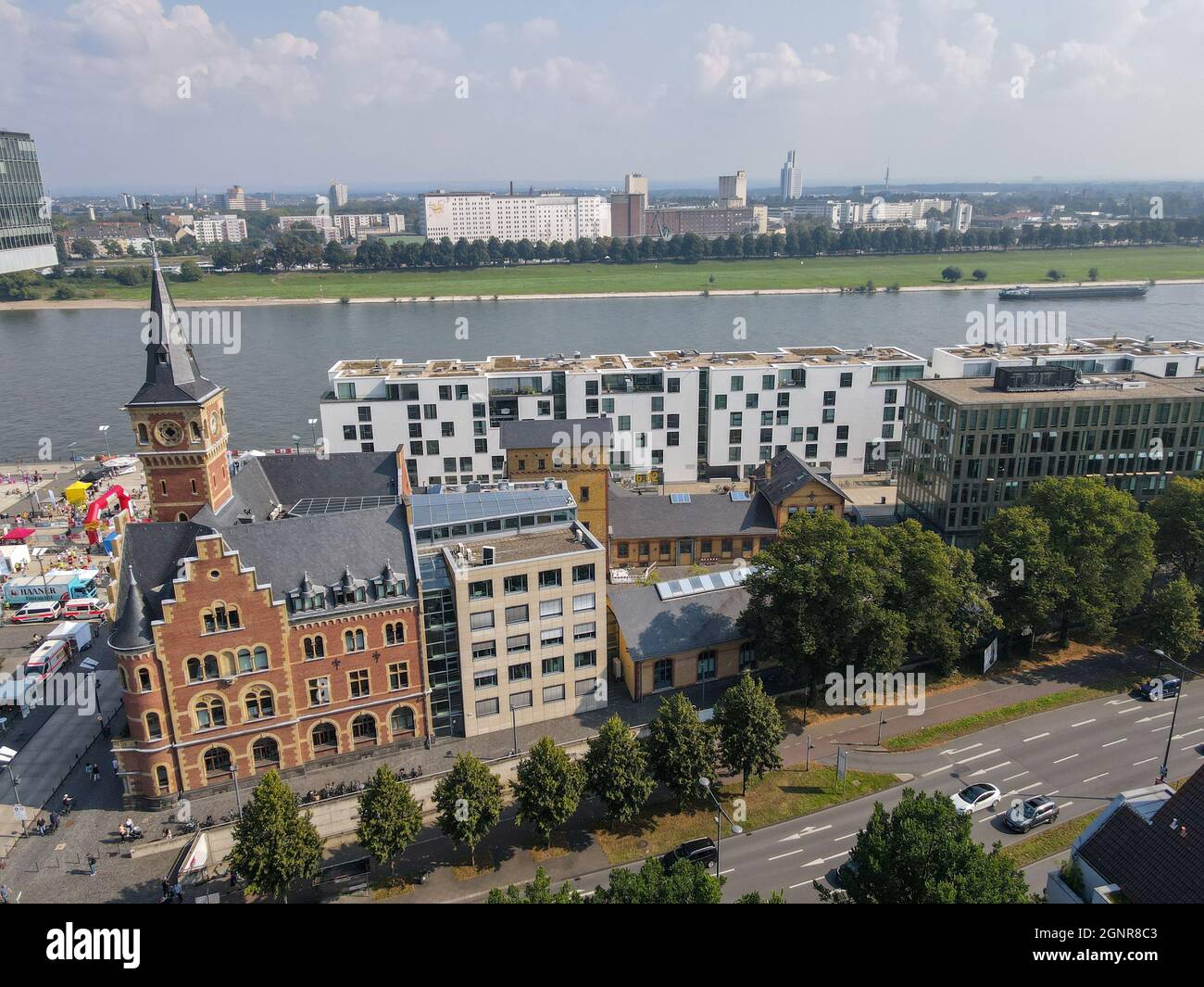 Drone view at Cologne on Germany Stock Photo - Alamy