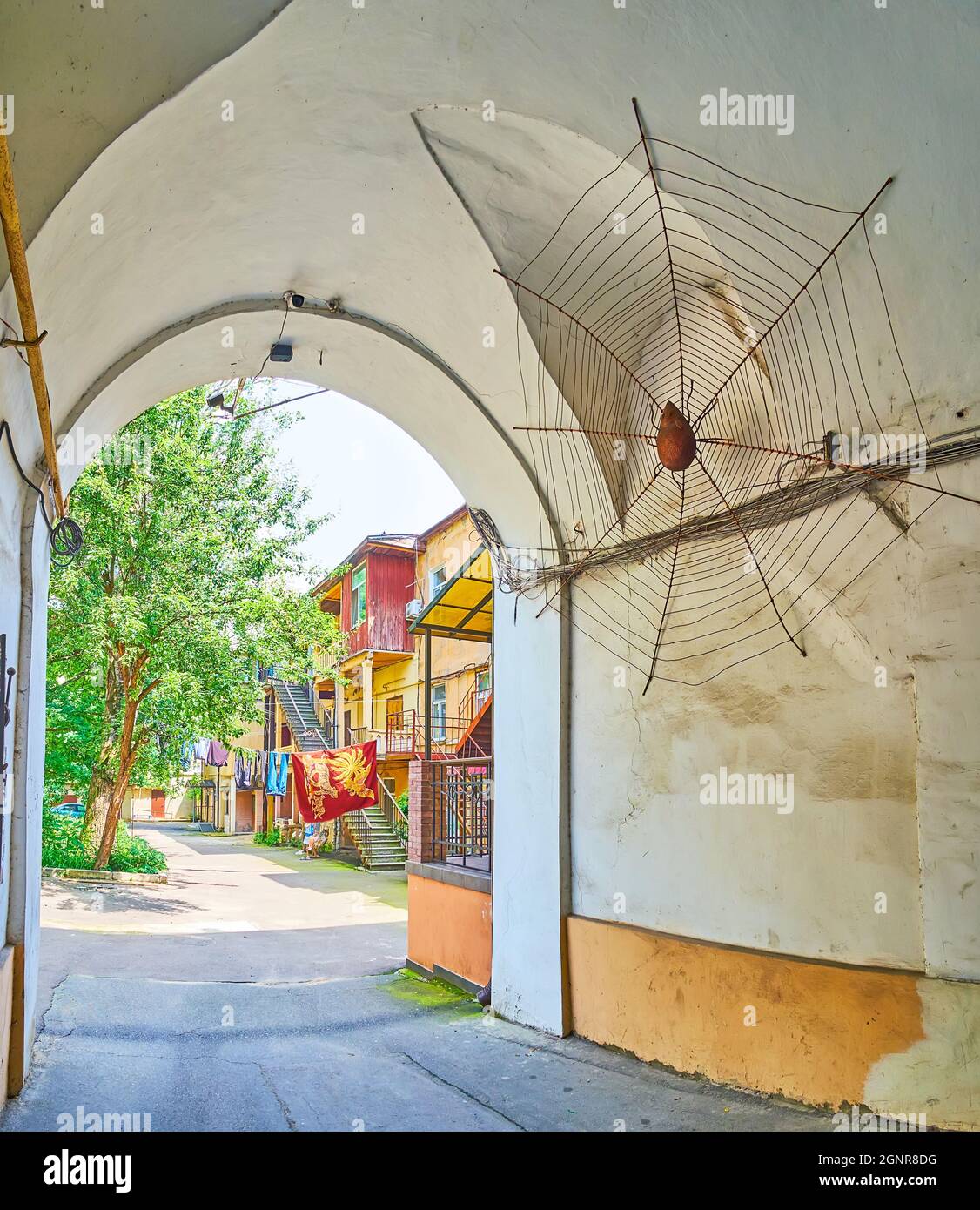 Spider web arch hi-res stock photography and images - Alamy