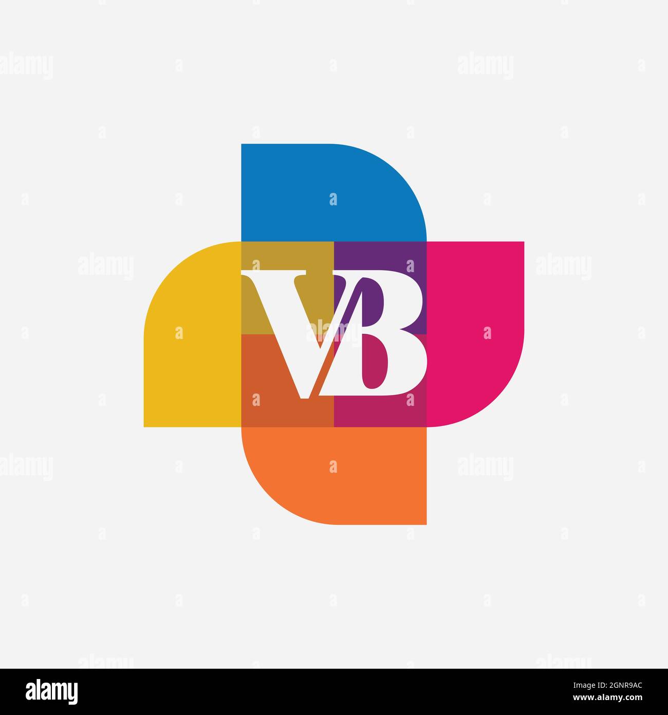 Alphabet Letters Initials Monogram Logo BV, VB, B and V Stock Photo - Alamy