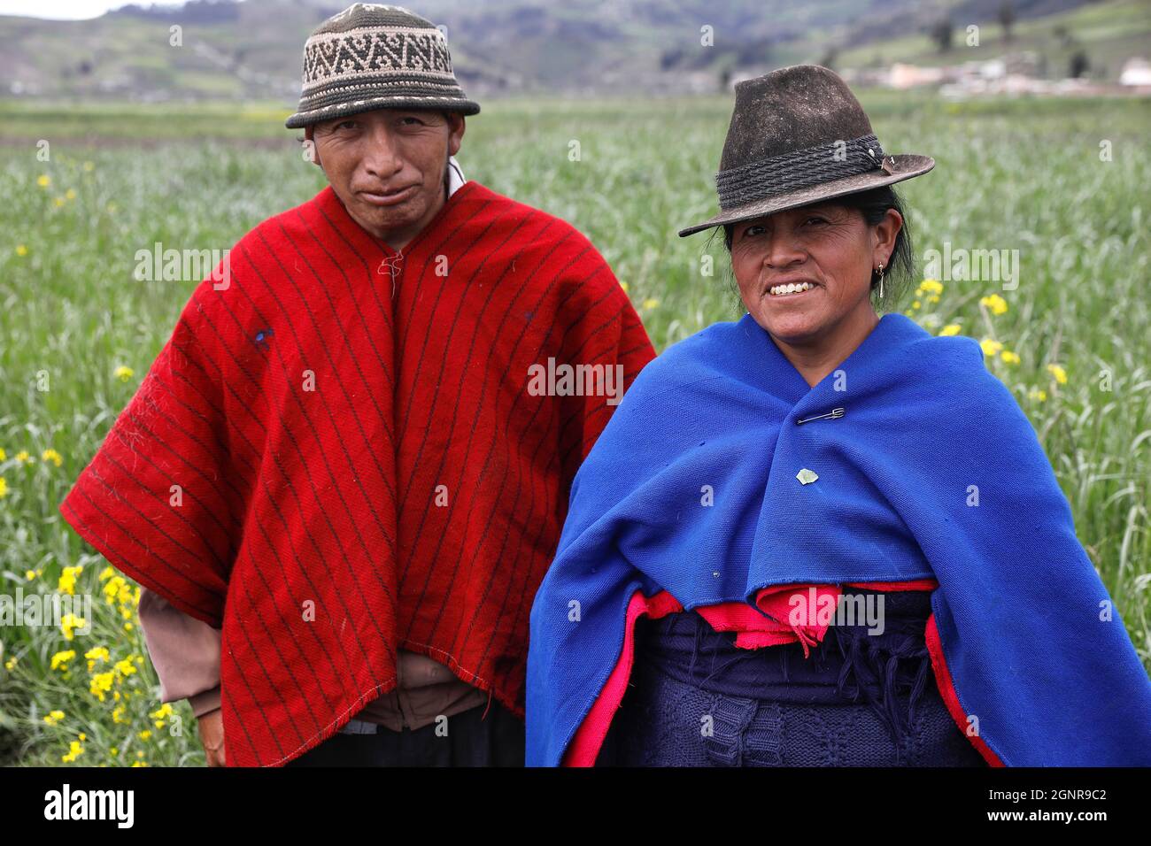 Indigenous couple in San Martin Bajo, Ecuador Stock Photo - Alamy