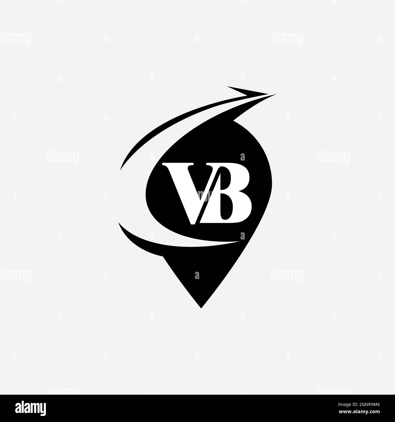 Alphabet Letters Initials Monogram Logo BV, VB, B and V Stock Photo - Alamy