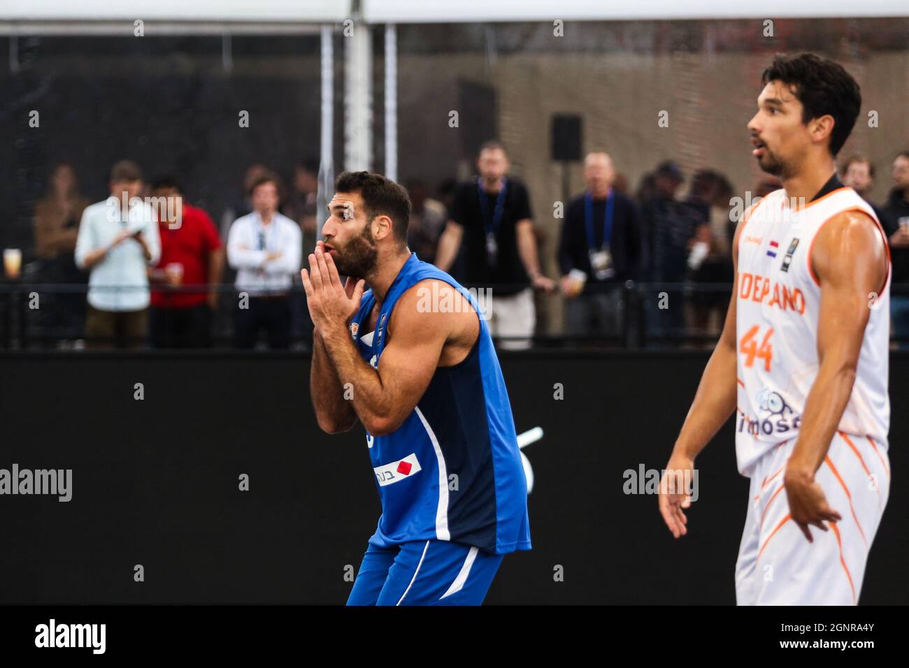 Raz Nisim Cohen (Israel) during the FIBA 3x3 Europe Cup 2021 in Paris ...