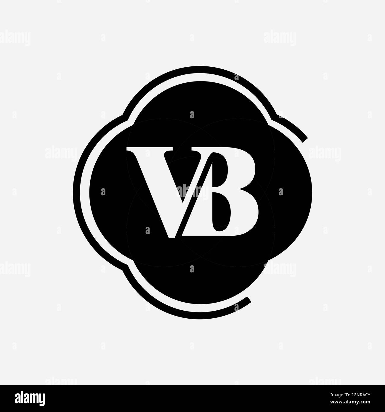 Alphabet Letters Initials Monogram Logo BV, VB, B and V Stock Photo - Alamy