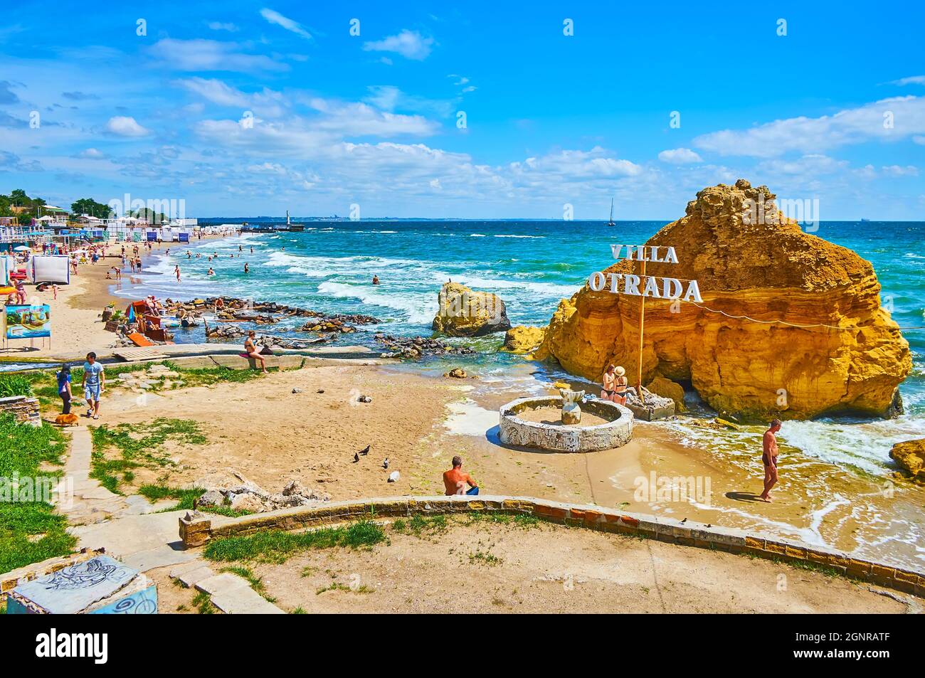 ODESSA, UKRAINE - June 18, 2021: The Yellow Stone is one of the ...