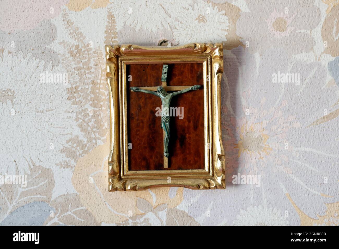 Crucifix wall indoors hi-res stock photography and images - Alamy