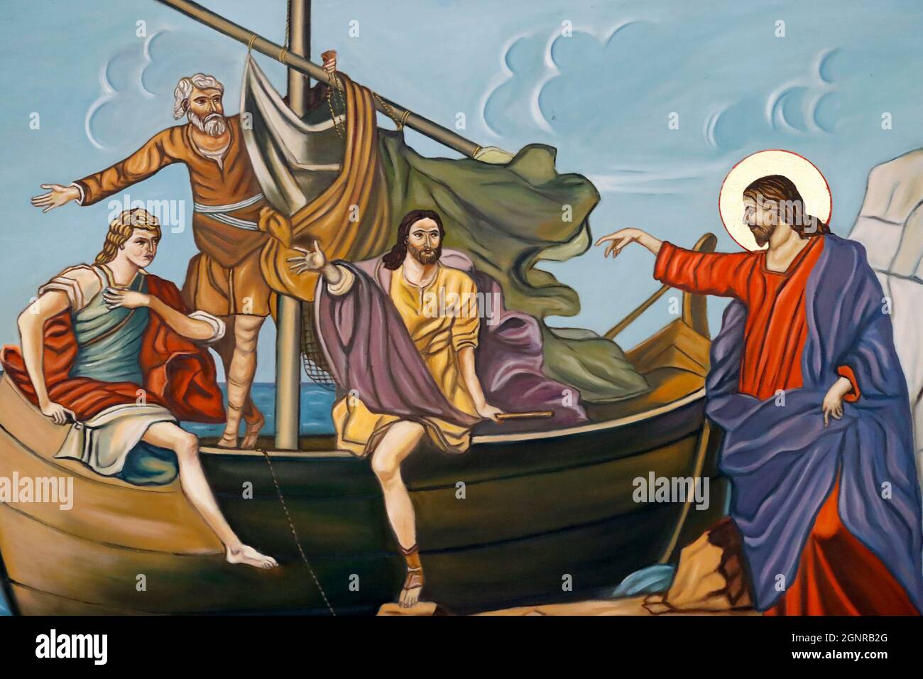 Saint Maurice church. Jesus appeared to his disciples by the Sea of ...