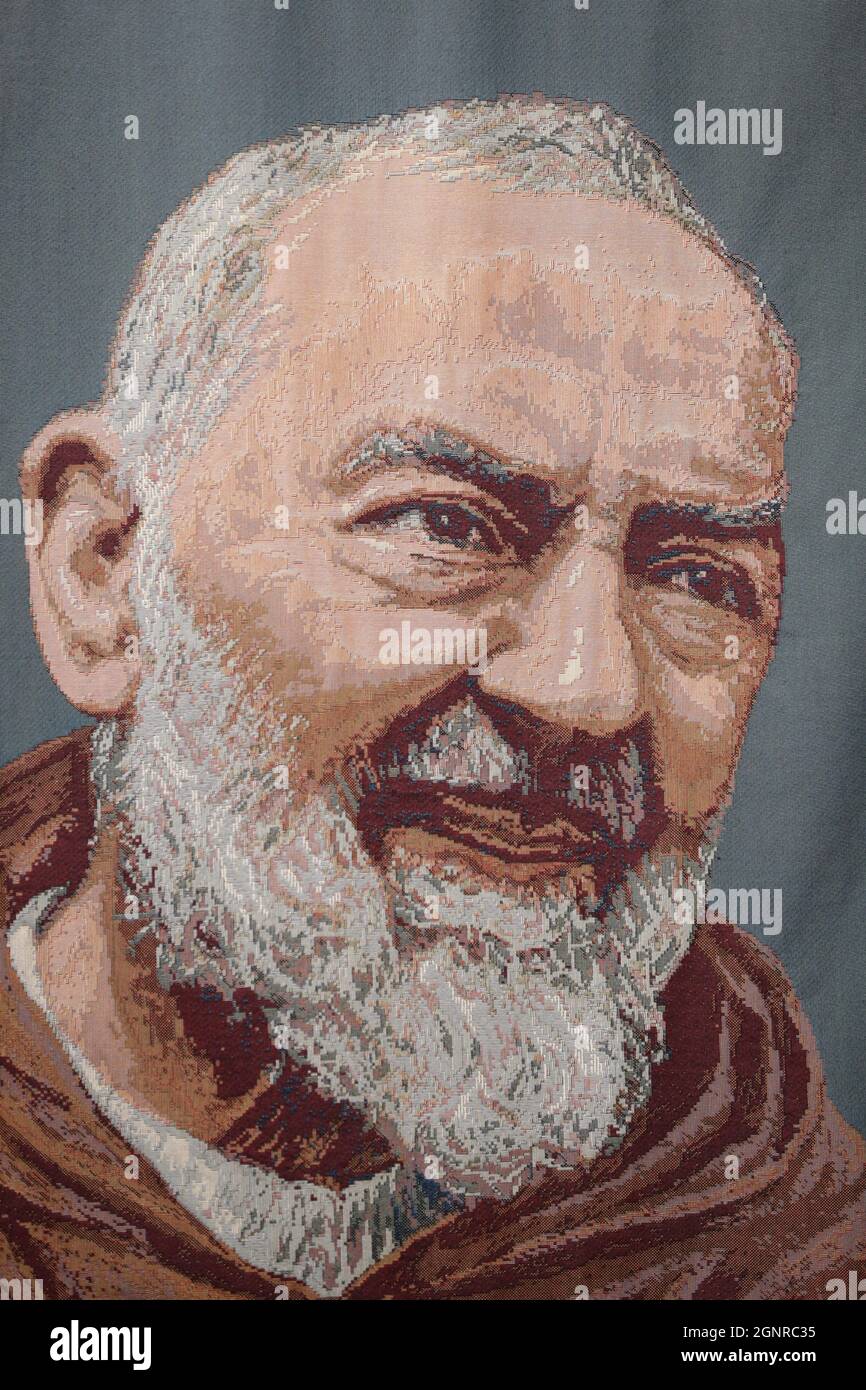 Temple of Monte Grisa. Padre Pio, also known as Saint Pio of ...