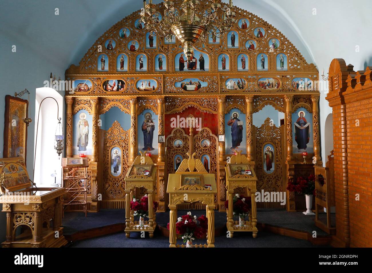 Rudi orthodox monastery church, Moldova Stock Photo - Alamy