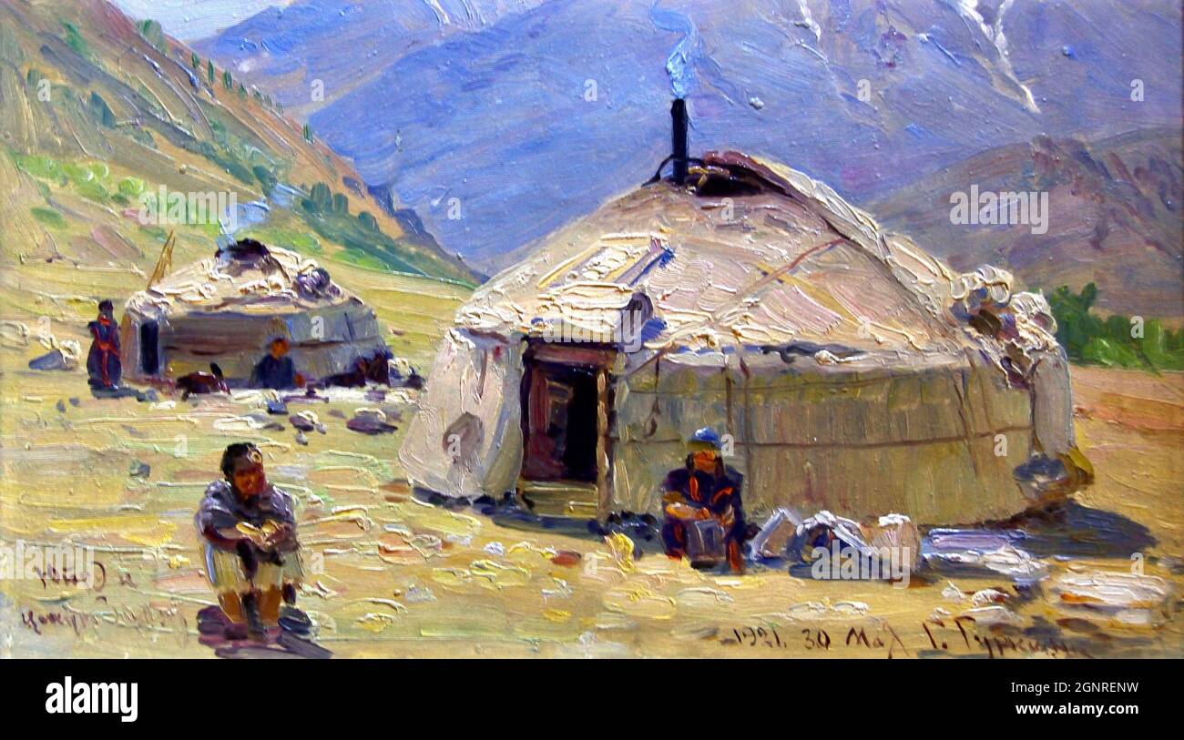 Grigory Gurkin - Yurt Stock Photo - Alamy