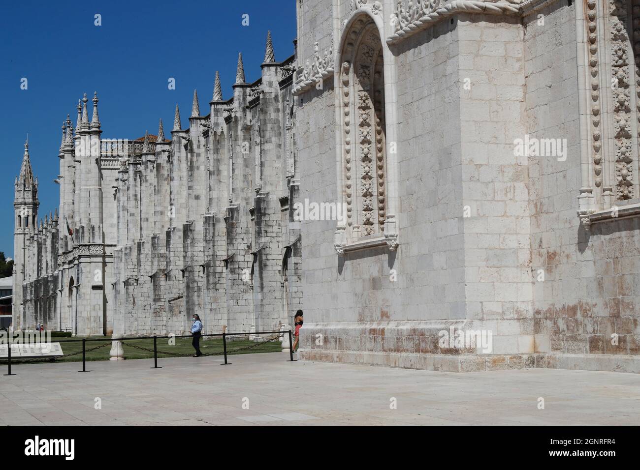 The Jeronimos Monastery or Hieronymites Monastery, a former monastery ...