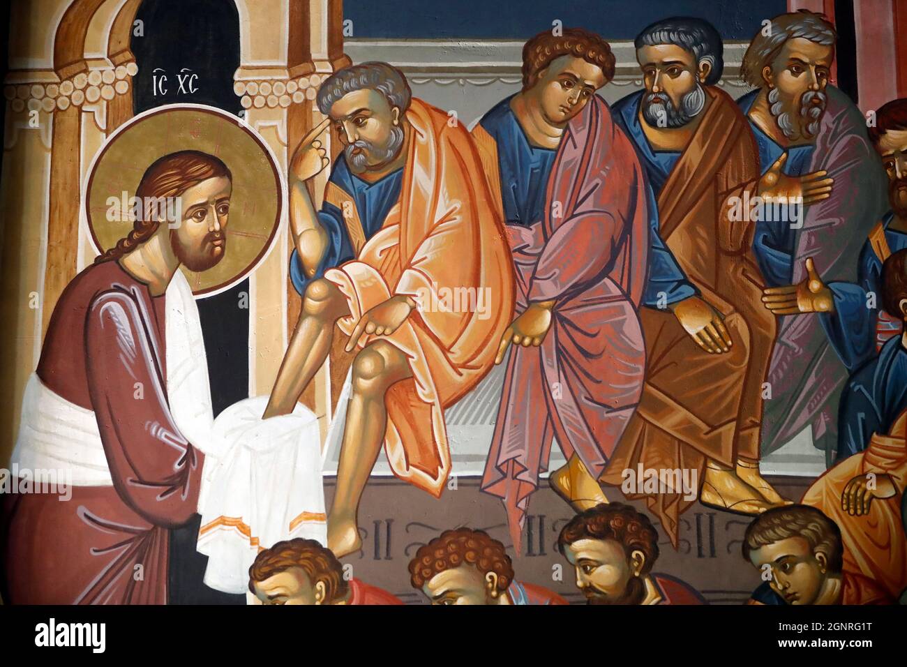 Orthodox foot hi-res stock photography and images - Alamy