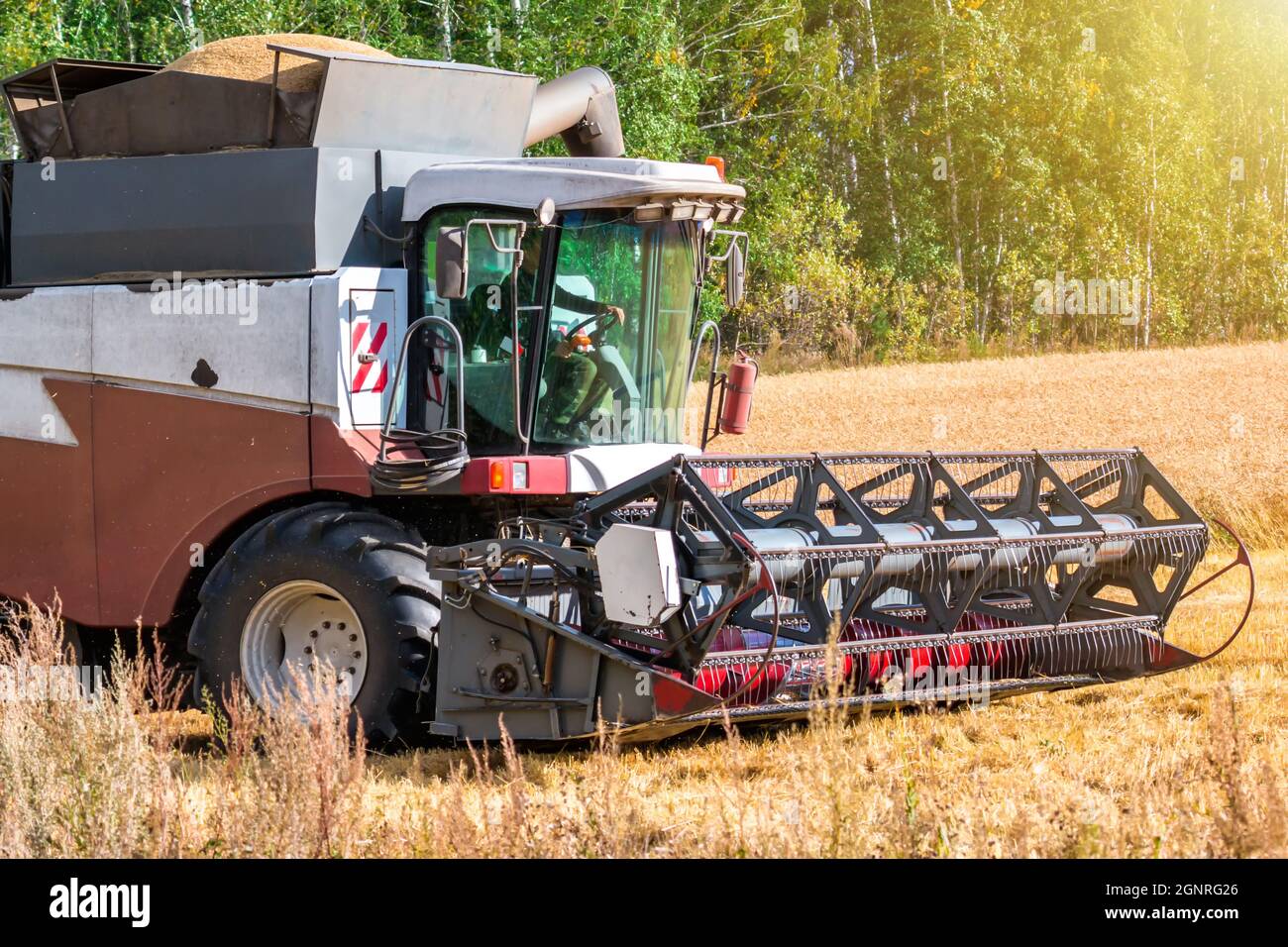 Modern combine harvester hi-res stock photography and images - Alamy