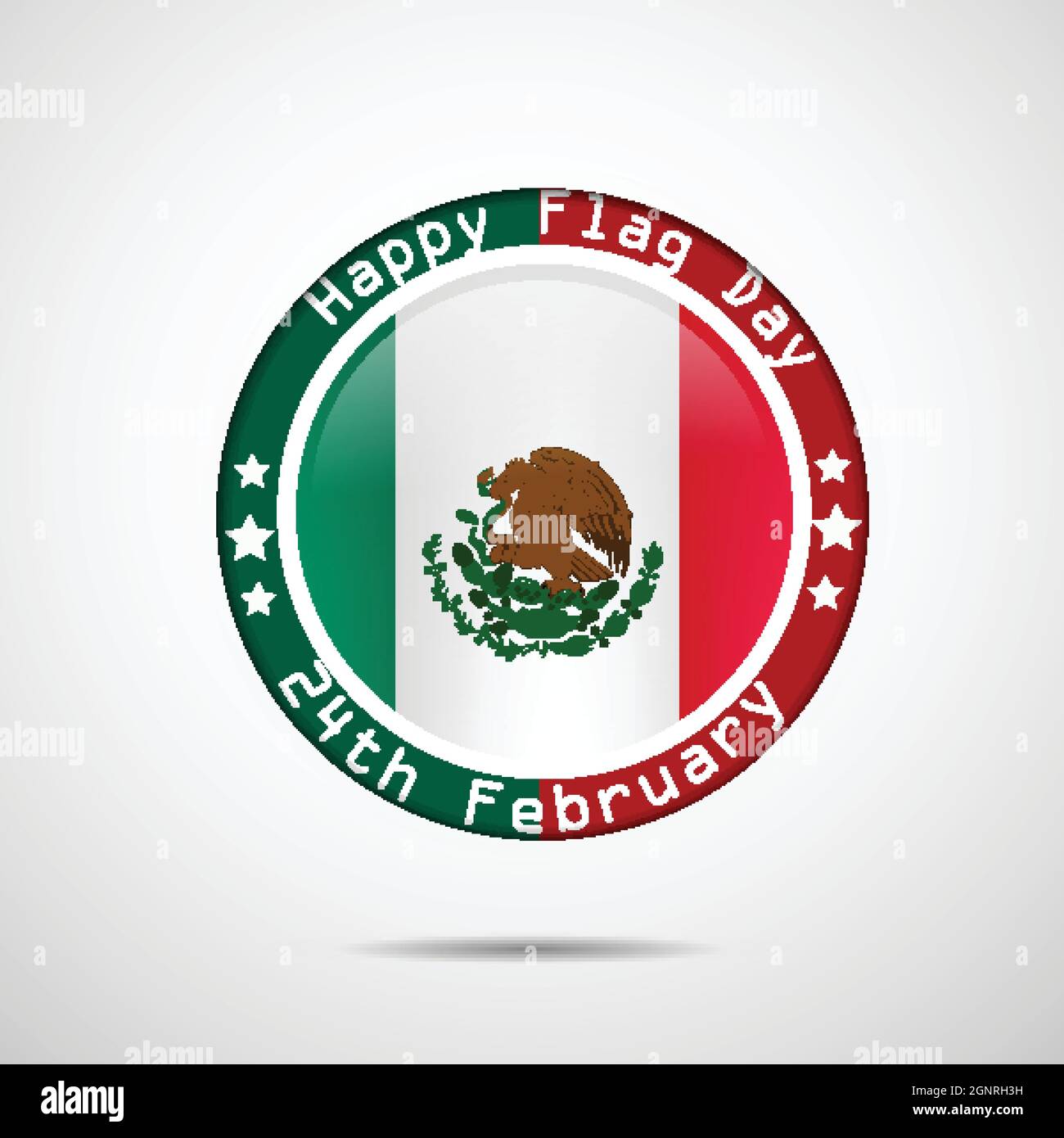 Mexico Flag Day Stock Vector Image & Art - Alamy
