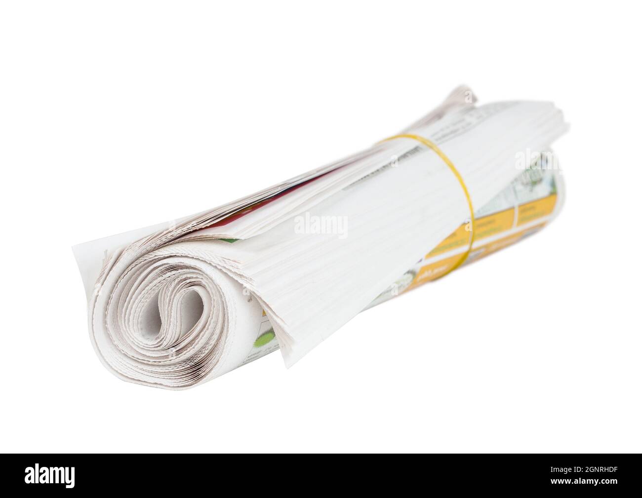 Blank roll fold paper hi-res stock photography and images - Alamy