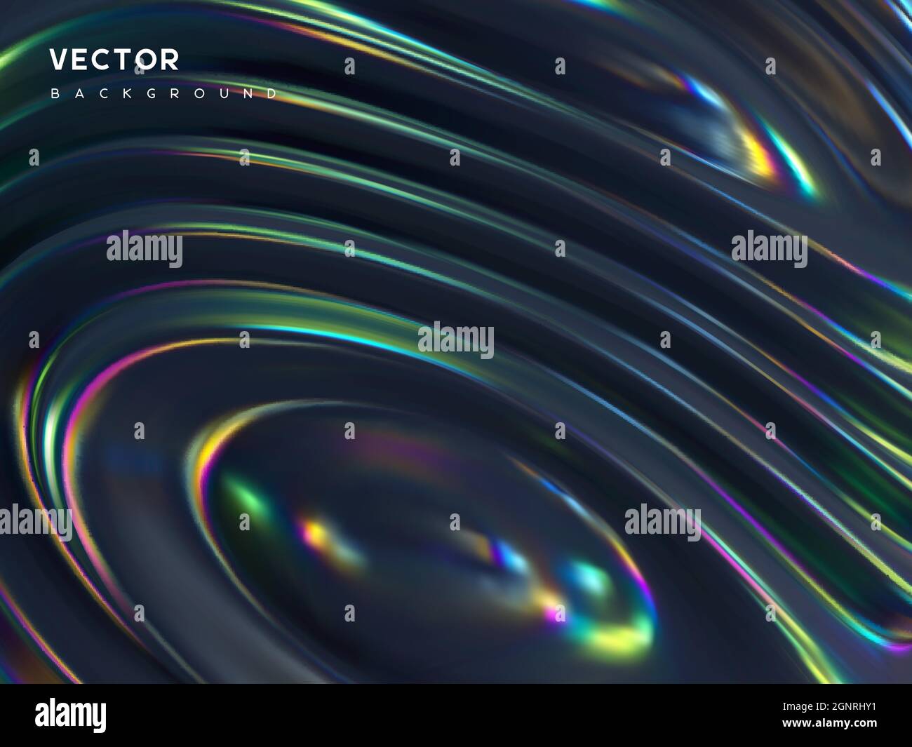 3d wavy fluorescent surface Stock Vector Image & Art - Alamy