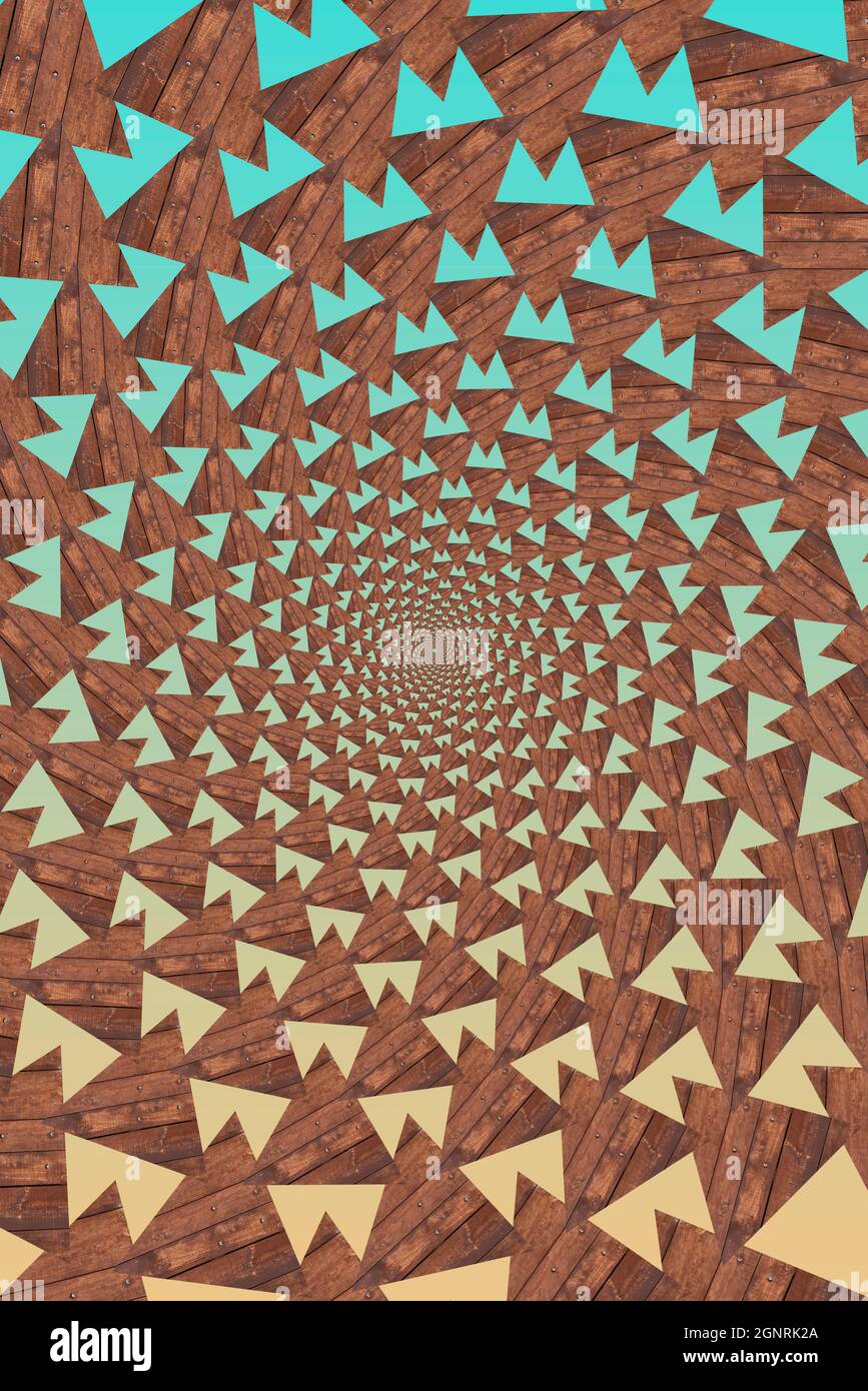 Wooden triangles forming an abstract background Stock Photo - Alamy