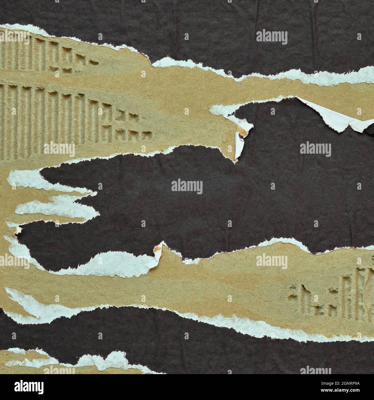 Torn Paper Collage Style, Ripped Paper Effect, Texture Abstract ...