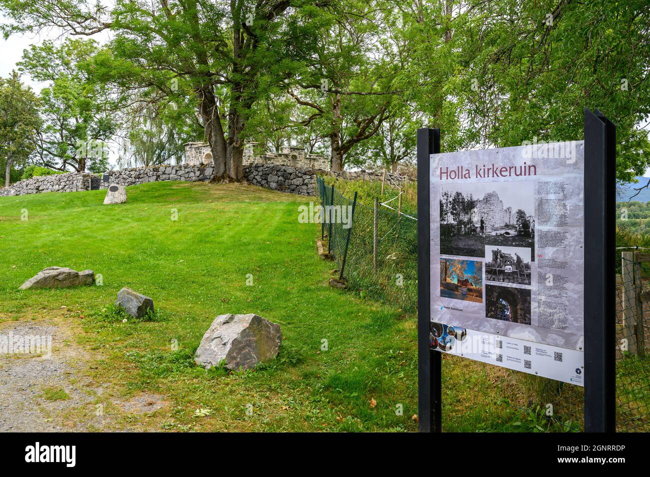 Holla church ruins hi-res stock photography and images - Alamy