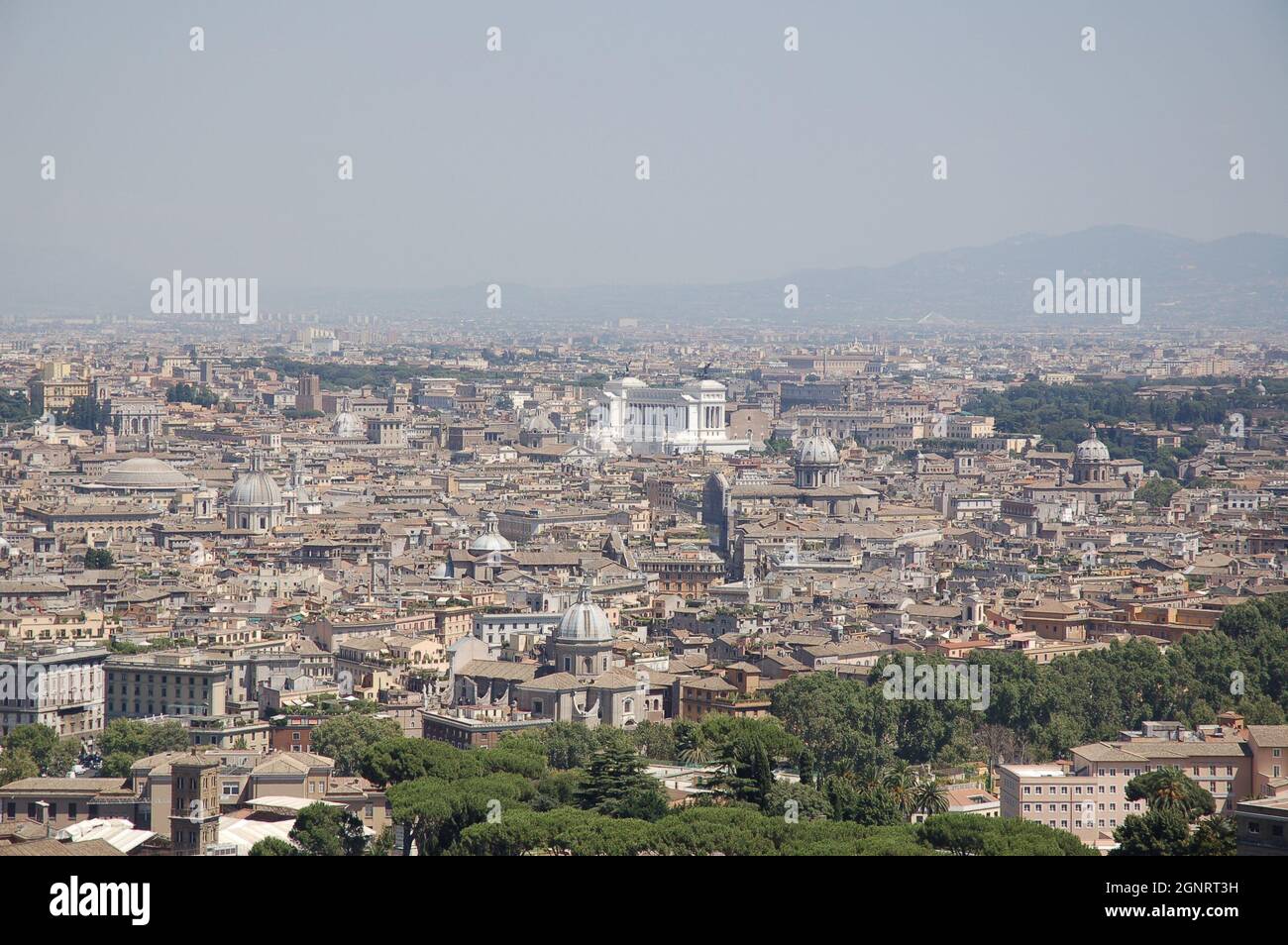 aerial view of rome italy Stock Photo - Alamy