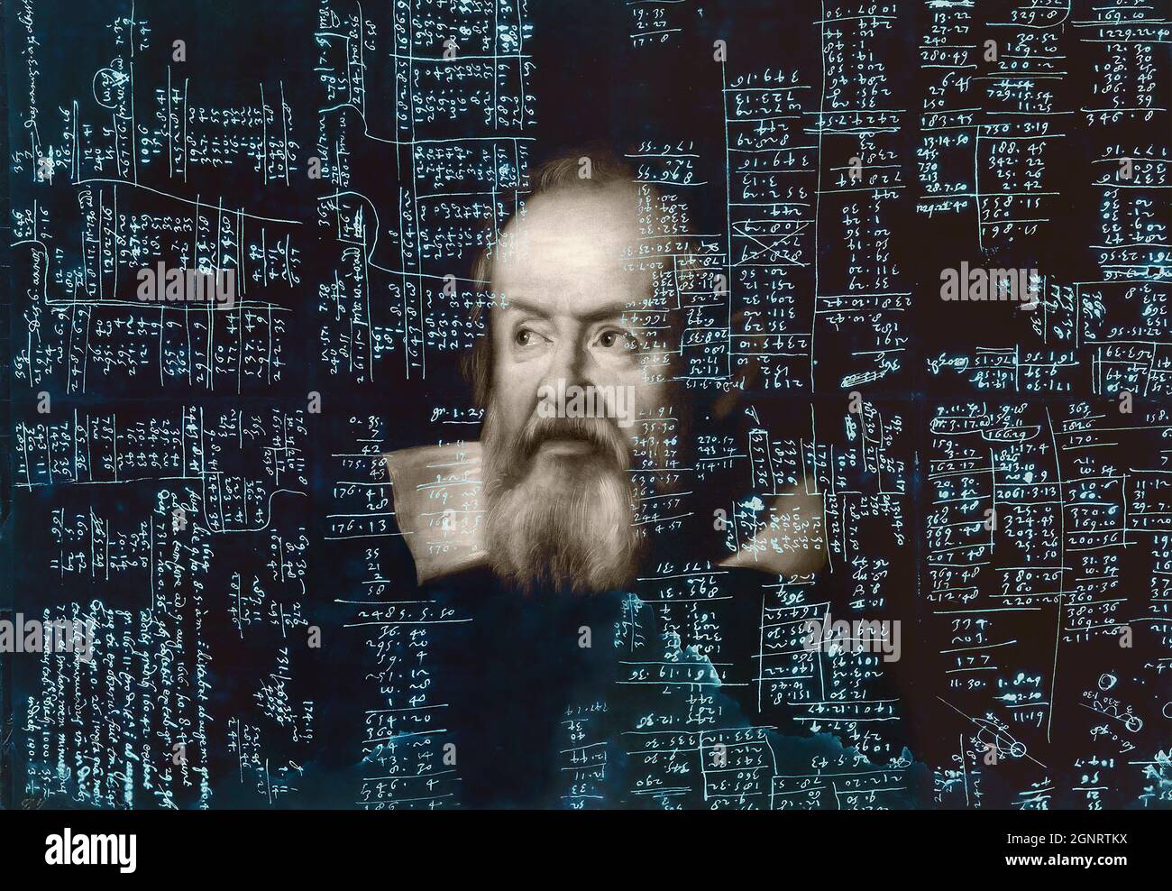 Galileo Galilei, 1564 - 1642, Italian astronomer, handwritten ...