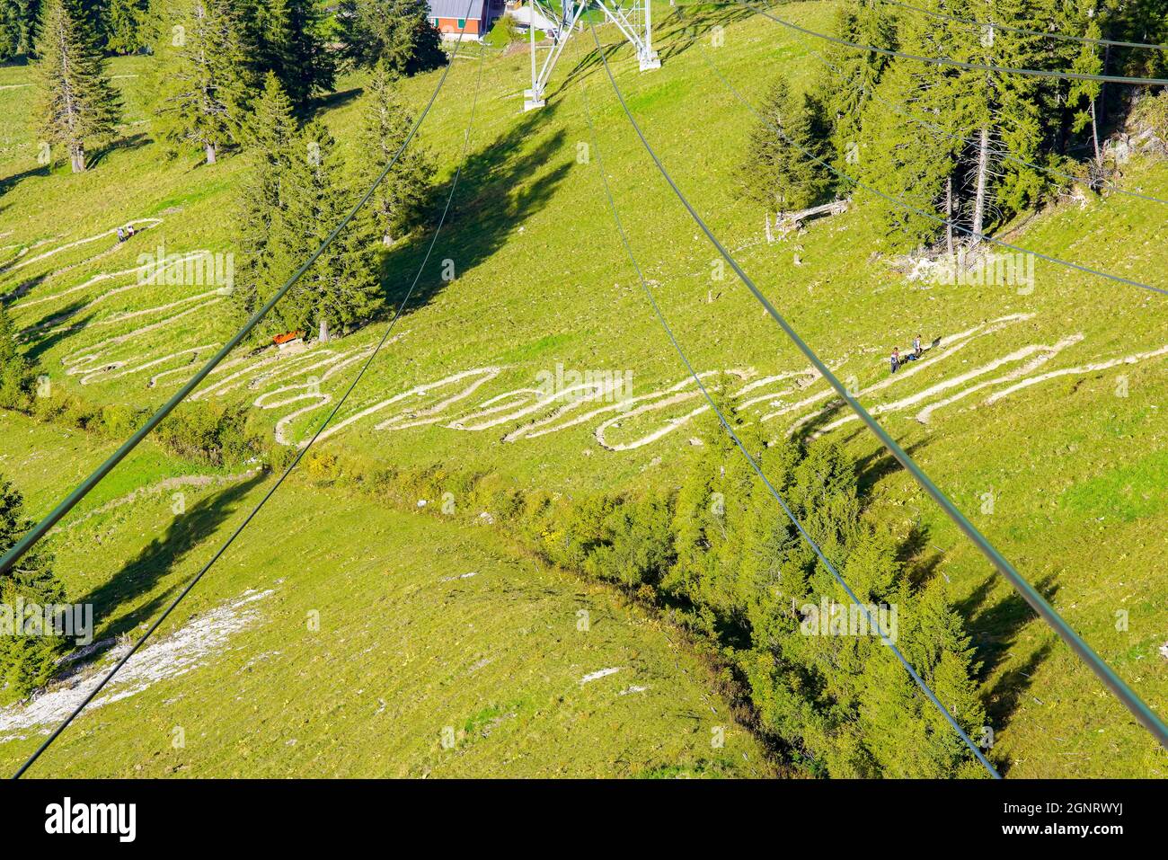 Mountains zig zag roads hi-res stock photography and images - Alamy