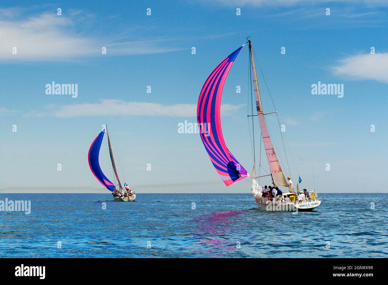 Port Huron to Mackinac Island Michigan MI annual sailboat race on Lake ...