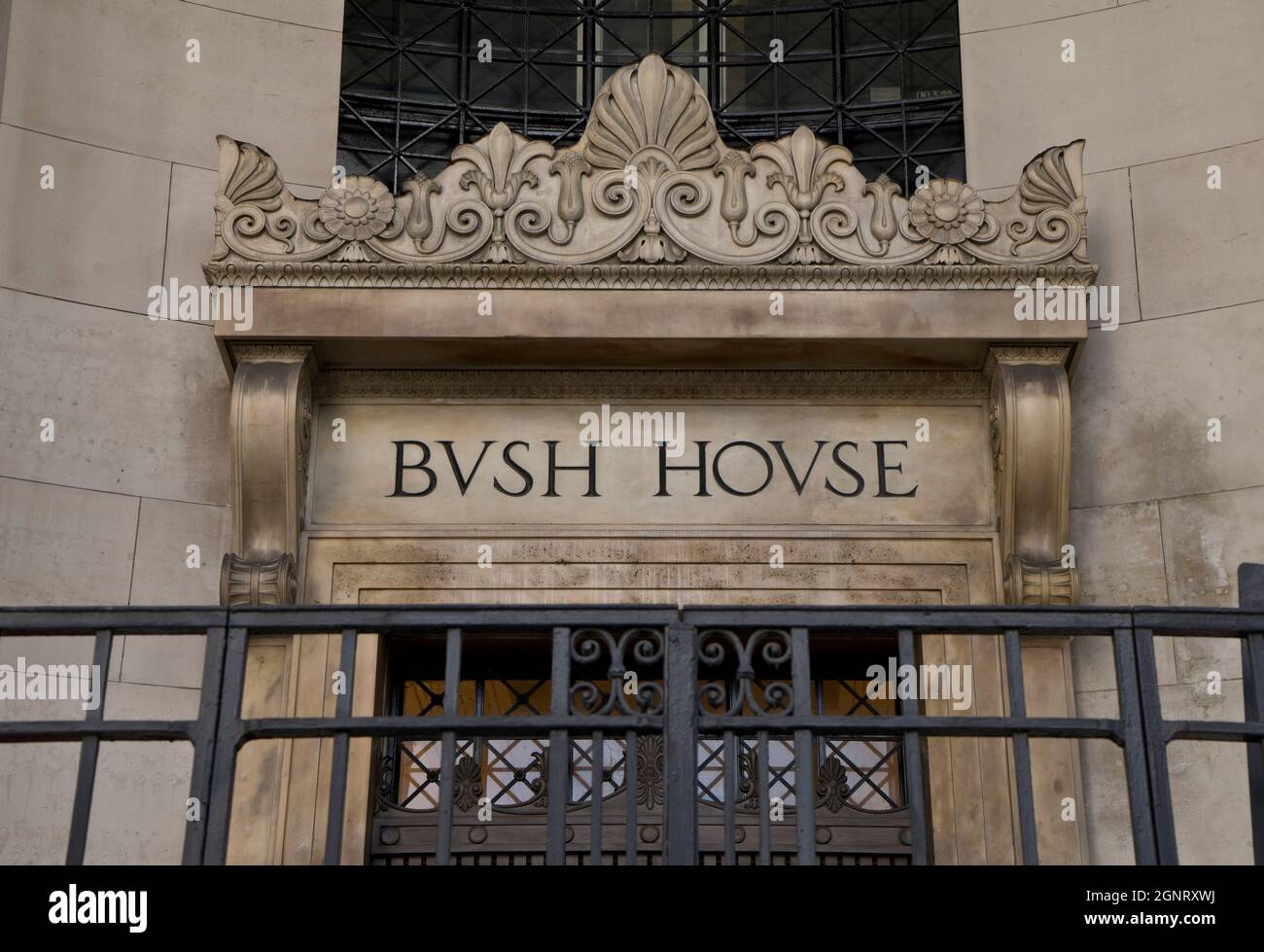 Bush House, former HQ of the BBC World Service in London,England,UK ...