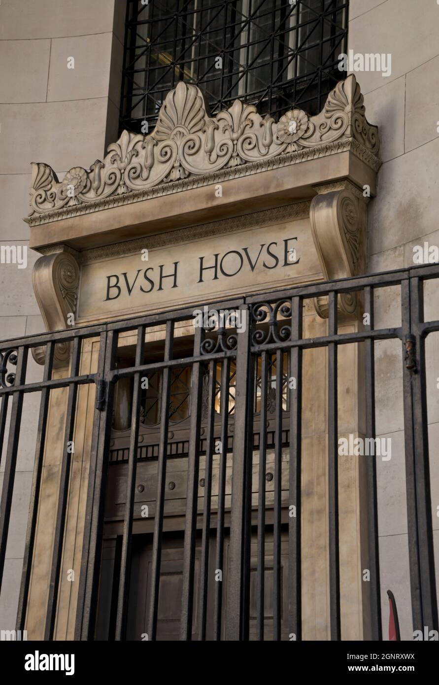 Bush House, former HQ of the BBC World Service in London,England,UK ...