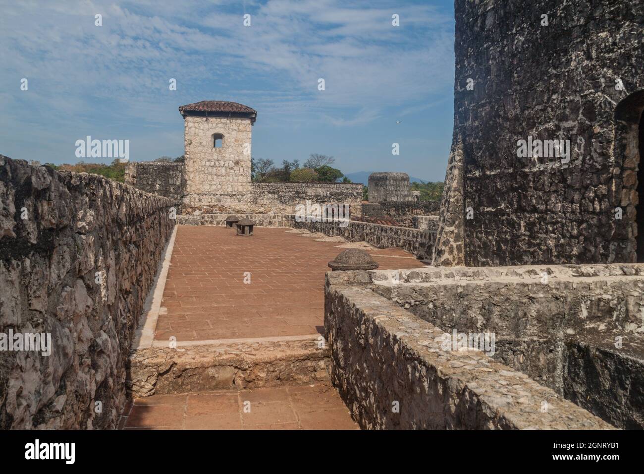 Castillo de San Felipe, Spanish colonial fort at the entrance to Lake ...