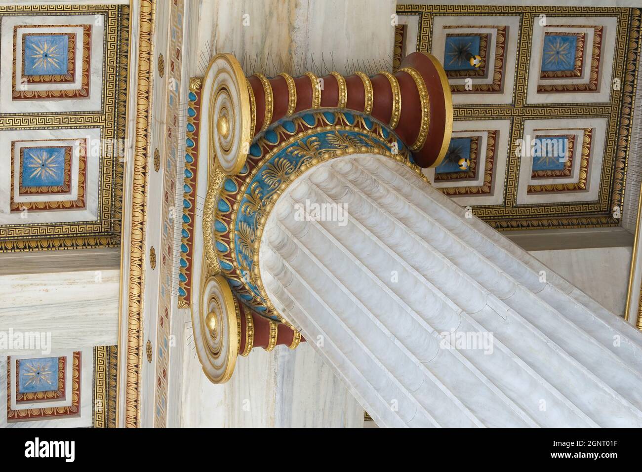 magnificent columns and elements of neoclassical architecture, Academy ...